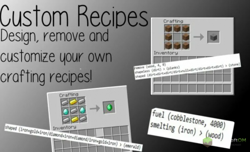 Recipe mod